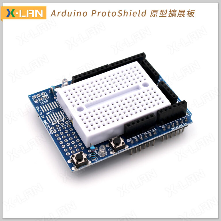 Arduino UNO R3 ProtoShield 原型擴展板(含麵包板) | 聯物科技