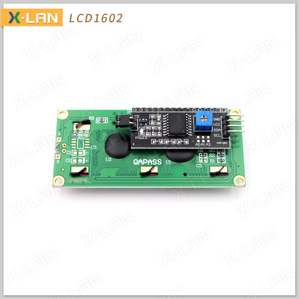 LCD 1602 LCM 液晶 藍屏 含 I2C TWI 轉接板 8051 | 聯物科技